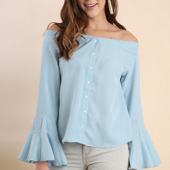 Tops | Blue Bell Sleeve | Poshmark